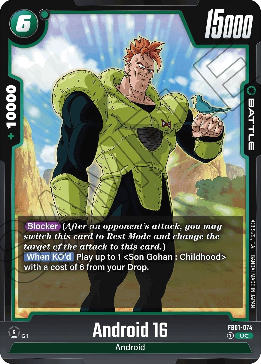 Android 16 - FB01-074 - Awakened Pulse - Dragon Ball Super: Fusion World