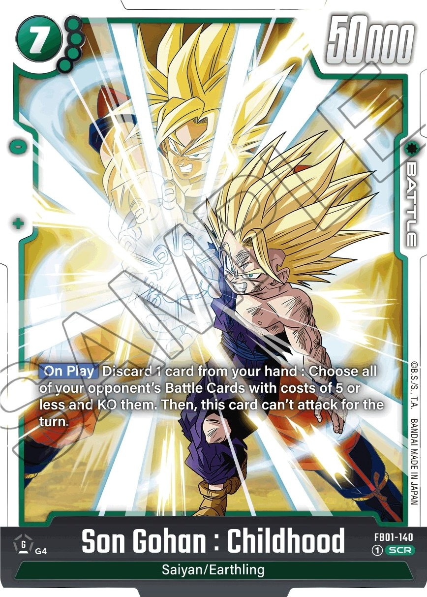 Son Gohan : Childhood - FB01-140 - Awakened Pulse - Dragon Ball Super: Fusion World