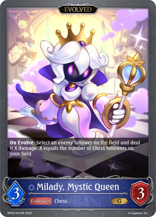 Milady, Mystic Queen (Evolved) - BP03: Flame of Laevateinn ...