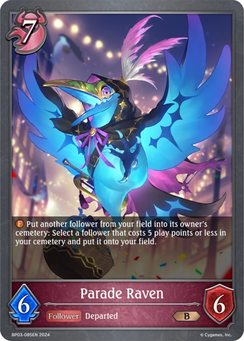 Parade Raven - BP03: Flame of Laevateinn - Shadowverse: Evolve