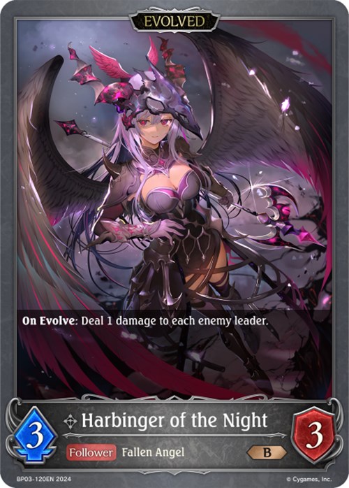 Harbinger of the Night (Evolved) - BP03: Flame of Laevateinn - Shadowverse: Evolve