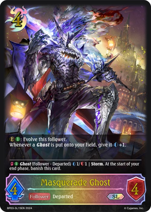 Masquerade Ghost (SL) - BP03: Flame of Laevateinn - Shadowverse