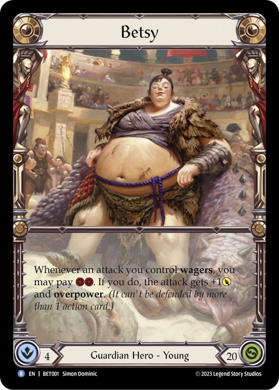 Betsy - Blitz Deck: Heavy Hitters - Betsy - Flesh and Blood TCG