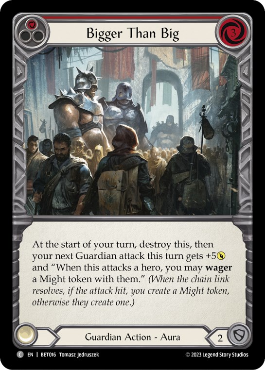 Bigger Than Big (Red) - Blitz Deck: Heavy Hitters - Betsy - Flesh and ...