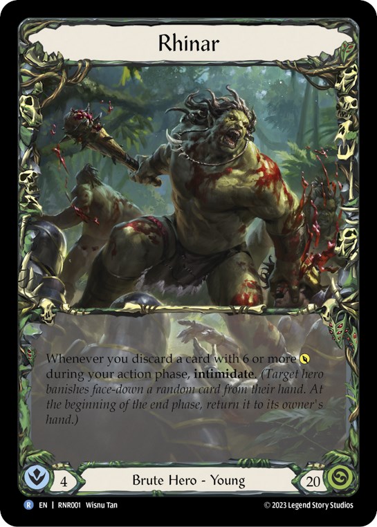 Rhinar - Blitz Deck: Heavy Hitters - Rhinar - Flesh and Blood TCG