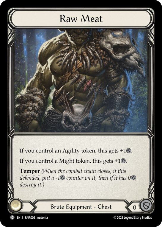 Raw Meat - Blitz Deck: Heavy Hitters - Rhinar - Flesh and Blood TCG