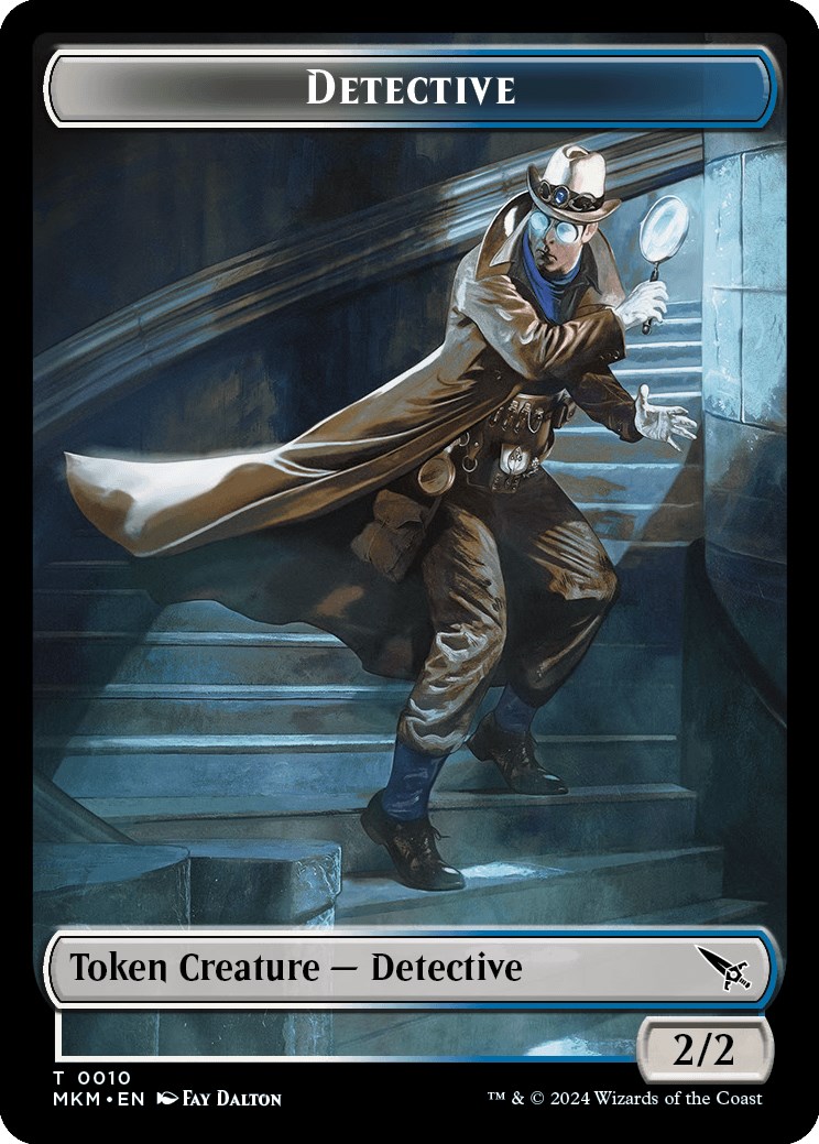 Detective Token - Murders at Karlov Manor - Magic: The Gathering