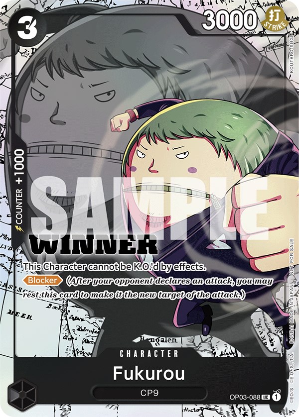 Fukurou (Winner Pack Vol. 6) - One Piece Promotion Cards - One Piece ...