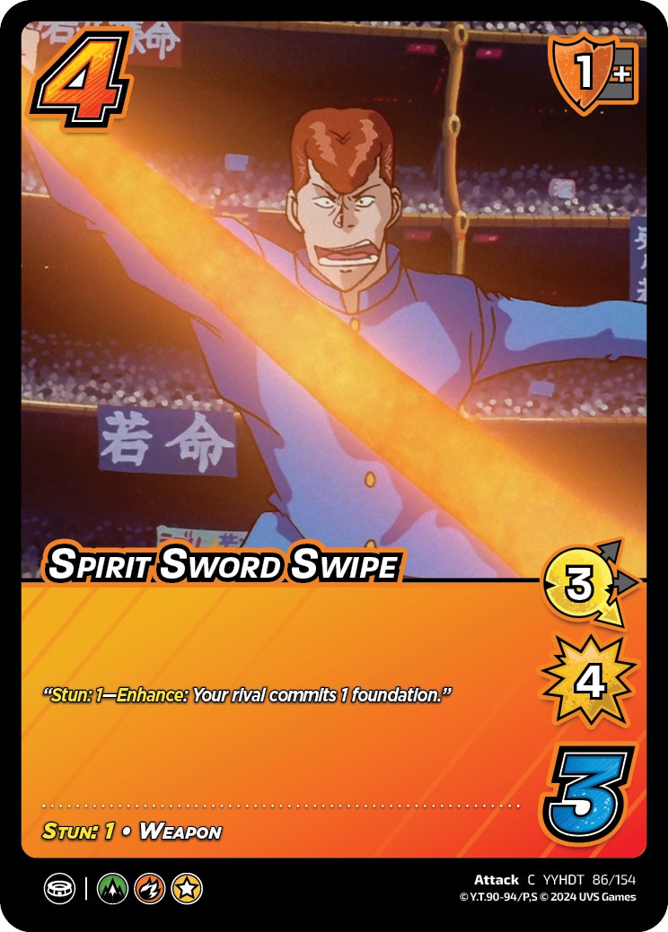 Spirit Sword Swipe - Yu Yu Hakusho: Dark Tournament - UniVersus