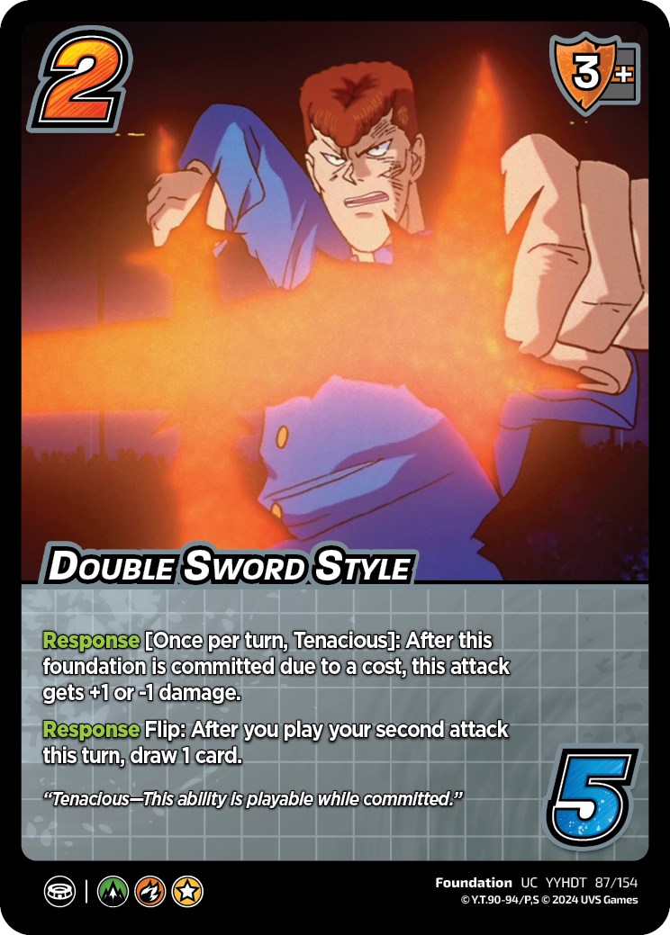 Double Sword Style - Yu Yu Hakusho: Dark Tournament - UniVersus