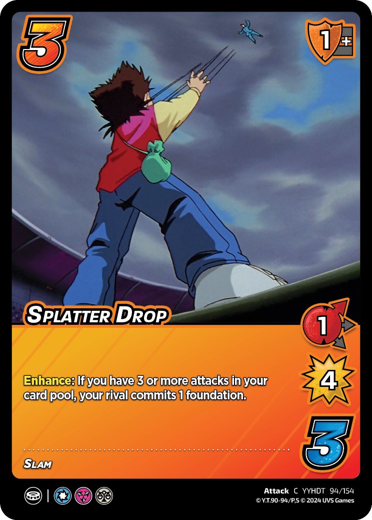 Splatter Drop - Yu Yu Hakusho: Dark Tournament - UniVersus