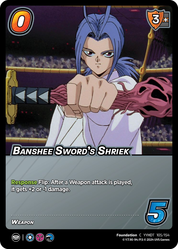 Banshee Sword's Shriek - Yu Yu Hakusho: Dark Tournament - UniVersus