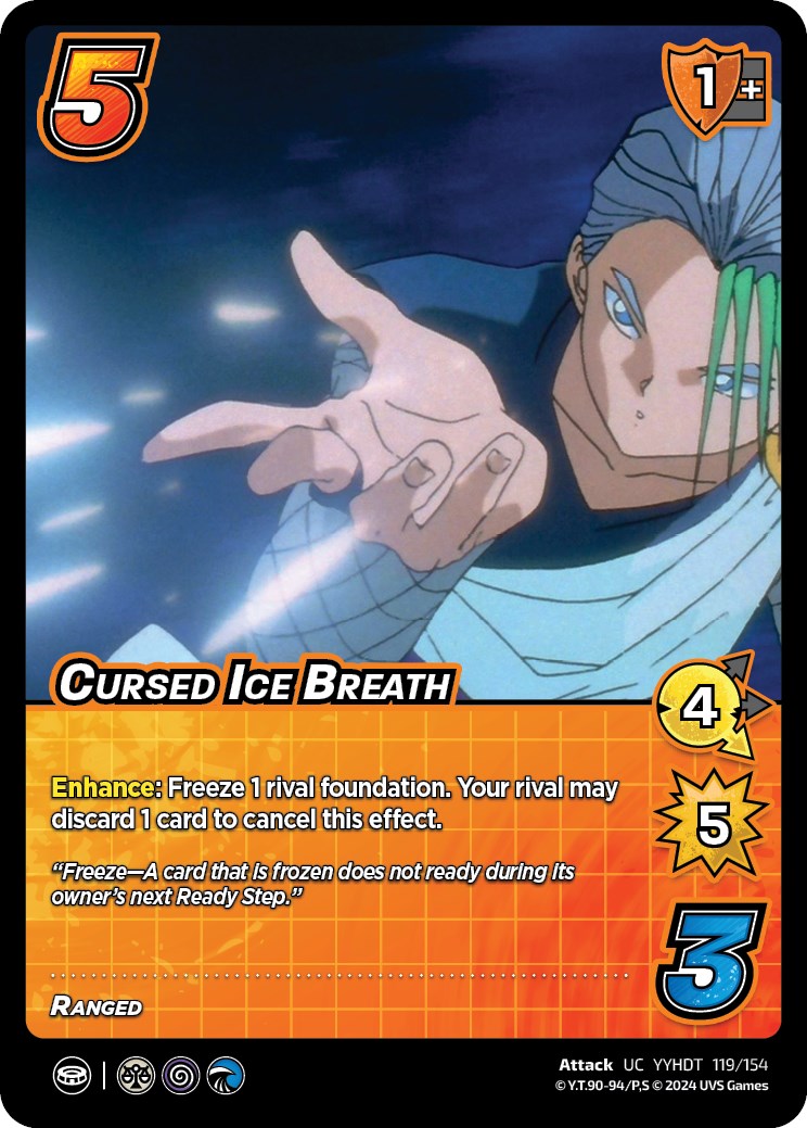 Cursed Ice Breath - Yu Yu Hakusho: Dark Tournament - UniVersus