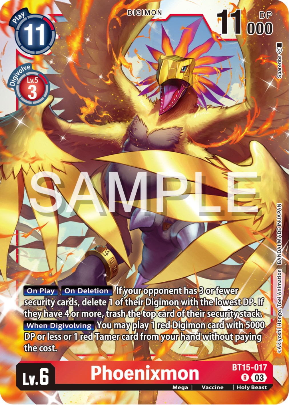 Phoenixmon - Exceed Apocalypse - Digimon Card Game