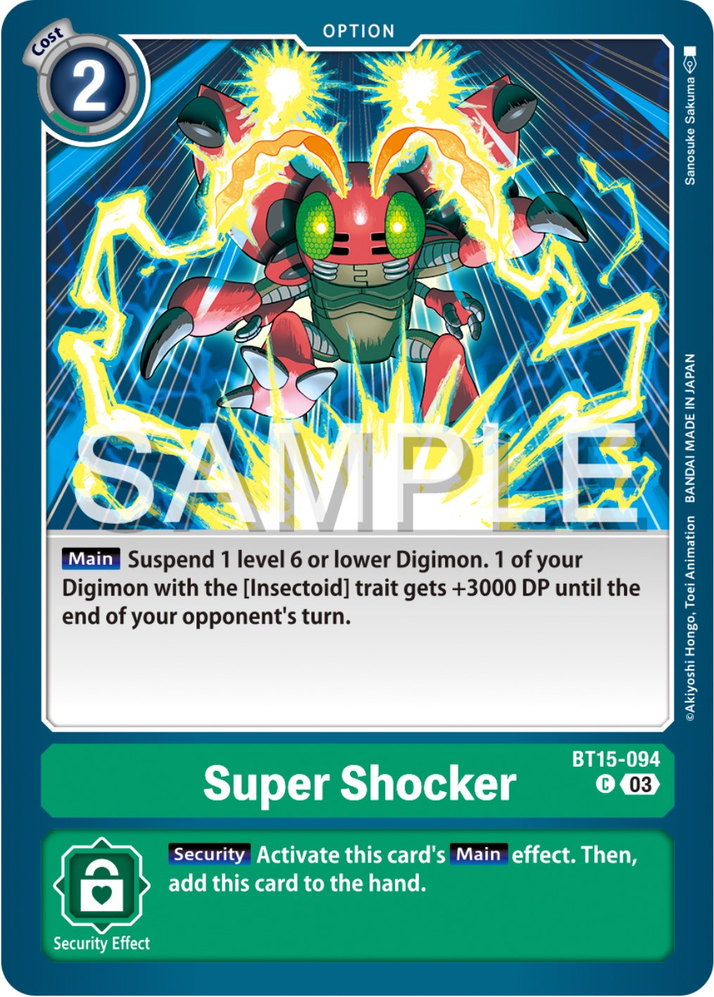 Super Shocker - Exceed Apocalypse - Digimon Card Game