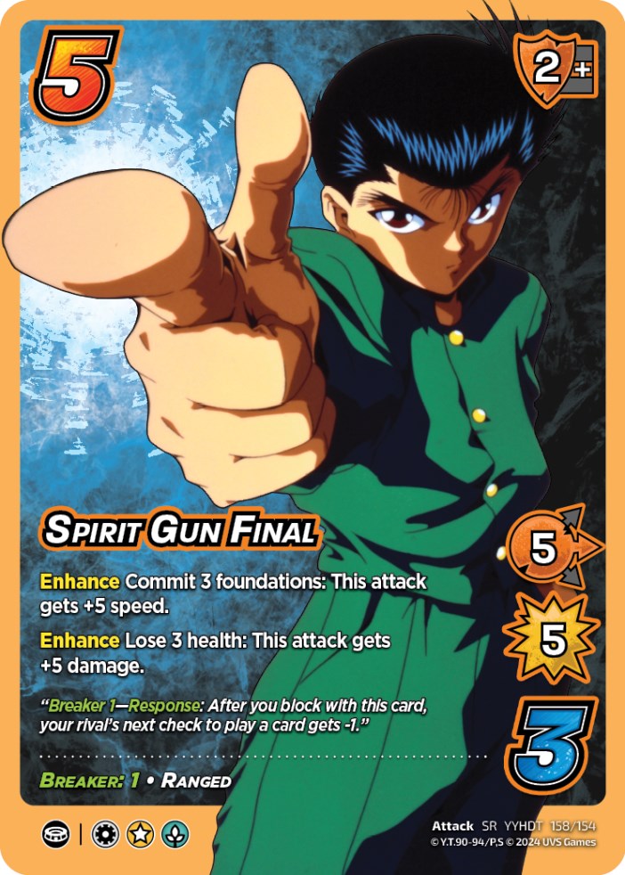 Spirit Gun Final - Yu Yu Hakusho: Dark Tournament - UniVersus