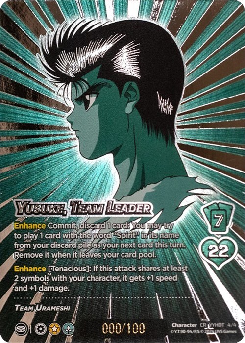 Yusuke, Team Leader (Serial Numbered) - Yu Yu Hakusho: Dark Tournament ...
