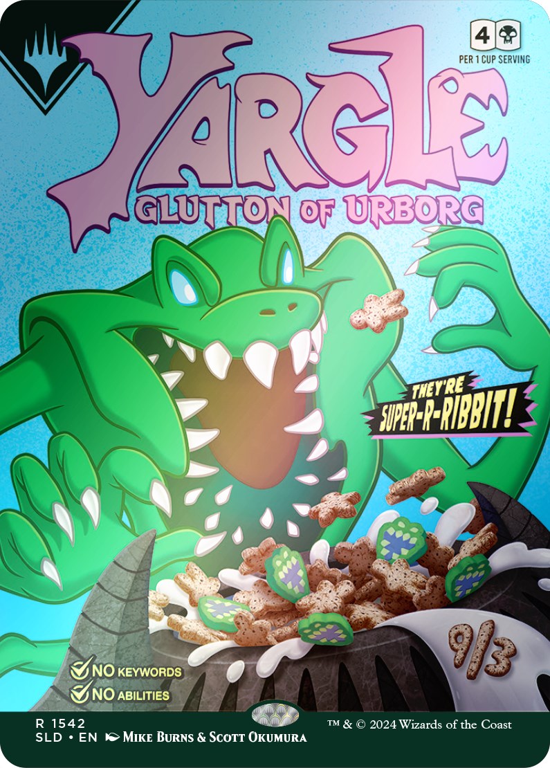 Yargle, Glutton of Urborg (Rainbow Foil) - Secret Lair Drop Series - Magic: The Gathering