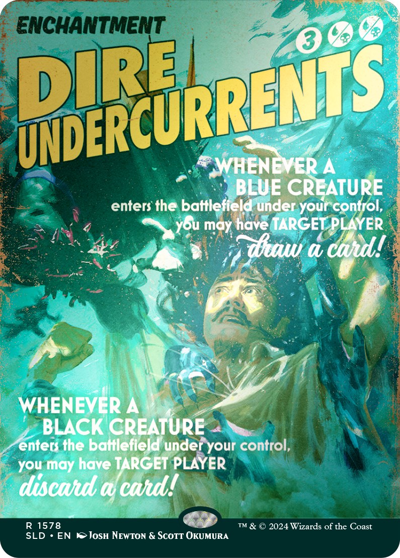 Dire Undercurrents (Rainbow Foil) - Secret Lair Drop Series - Magic: The Gathering