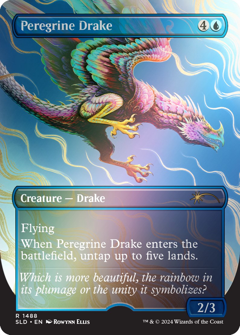 Peregrine Drake (Rainbow Foil) - Secret Lair Drop Series - Magic: The ...