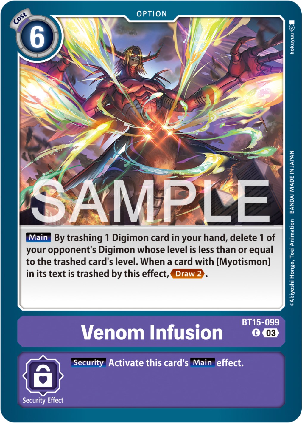 Venom Infusion - Exceed Apocalypse - Digimon Card Game