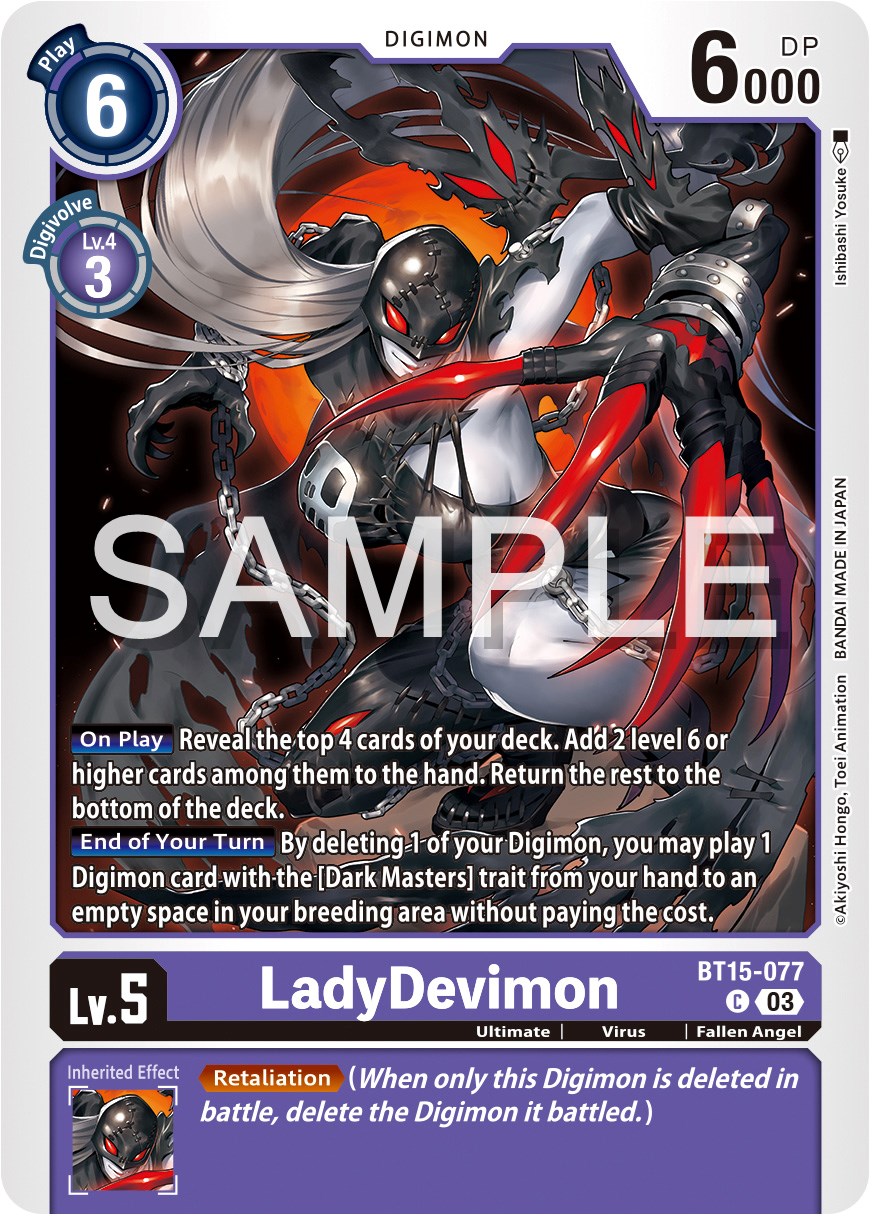 LadyDevimon - Exceed Apocalypse - Digimon Card Game