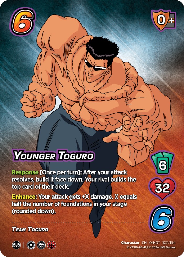 Younger Toguro - Yu Yu Hakusho: Dark Tournament - UniVersus
