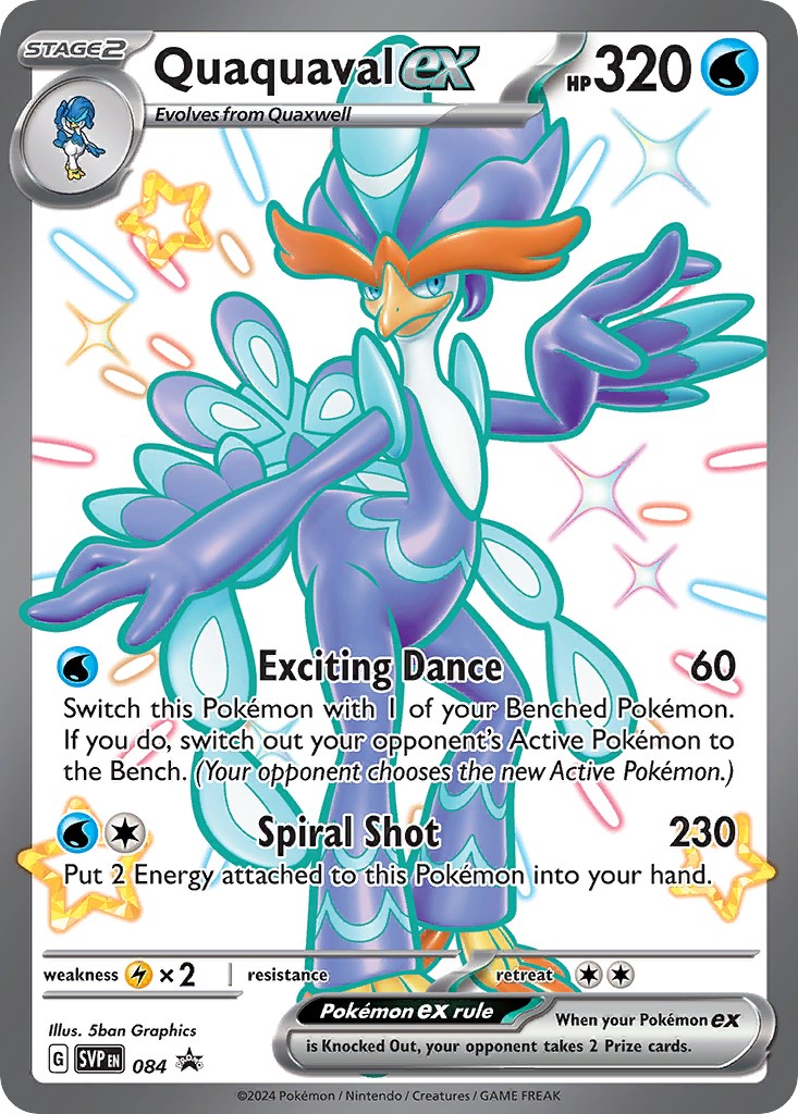 Quaquaval ex - 084 - SV: Scarlet & Violet Promo Cards - Pokemon