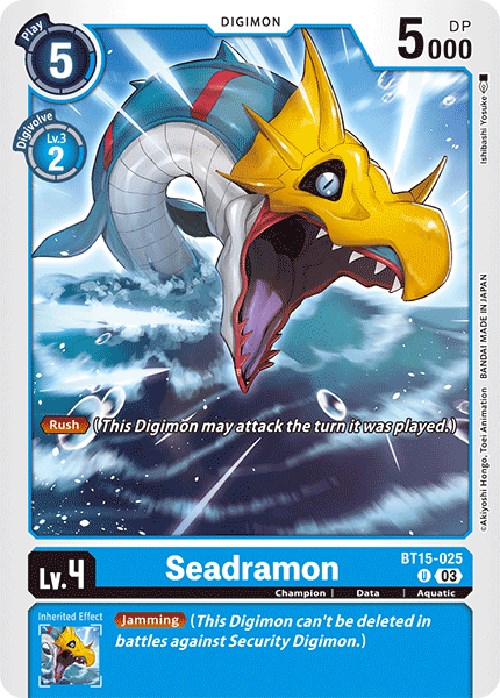 Seadramon - Exceed Apocalypse - Digimon Card Game
