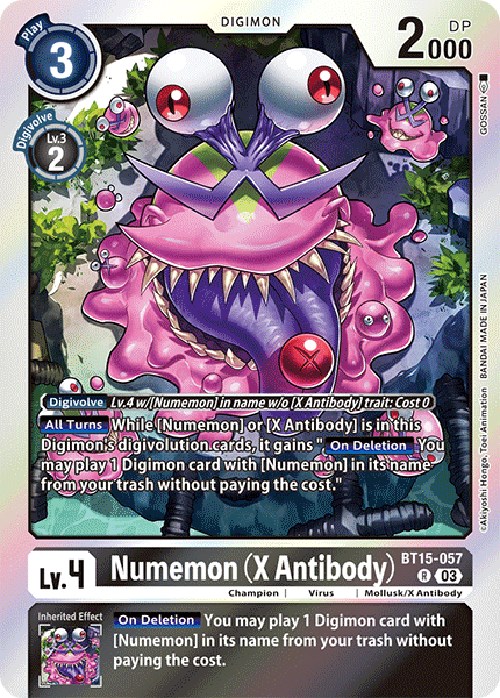 Numemon (X Antibody) - Exceed Apocalypse - Digimon Card Game
