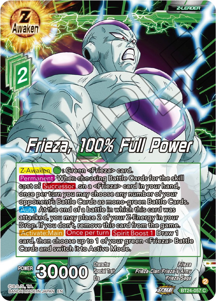 Frieza, 100% Full Power - Beyond Generations - Dragon Ball Super: Masters