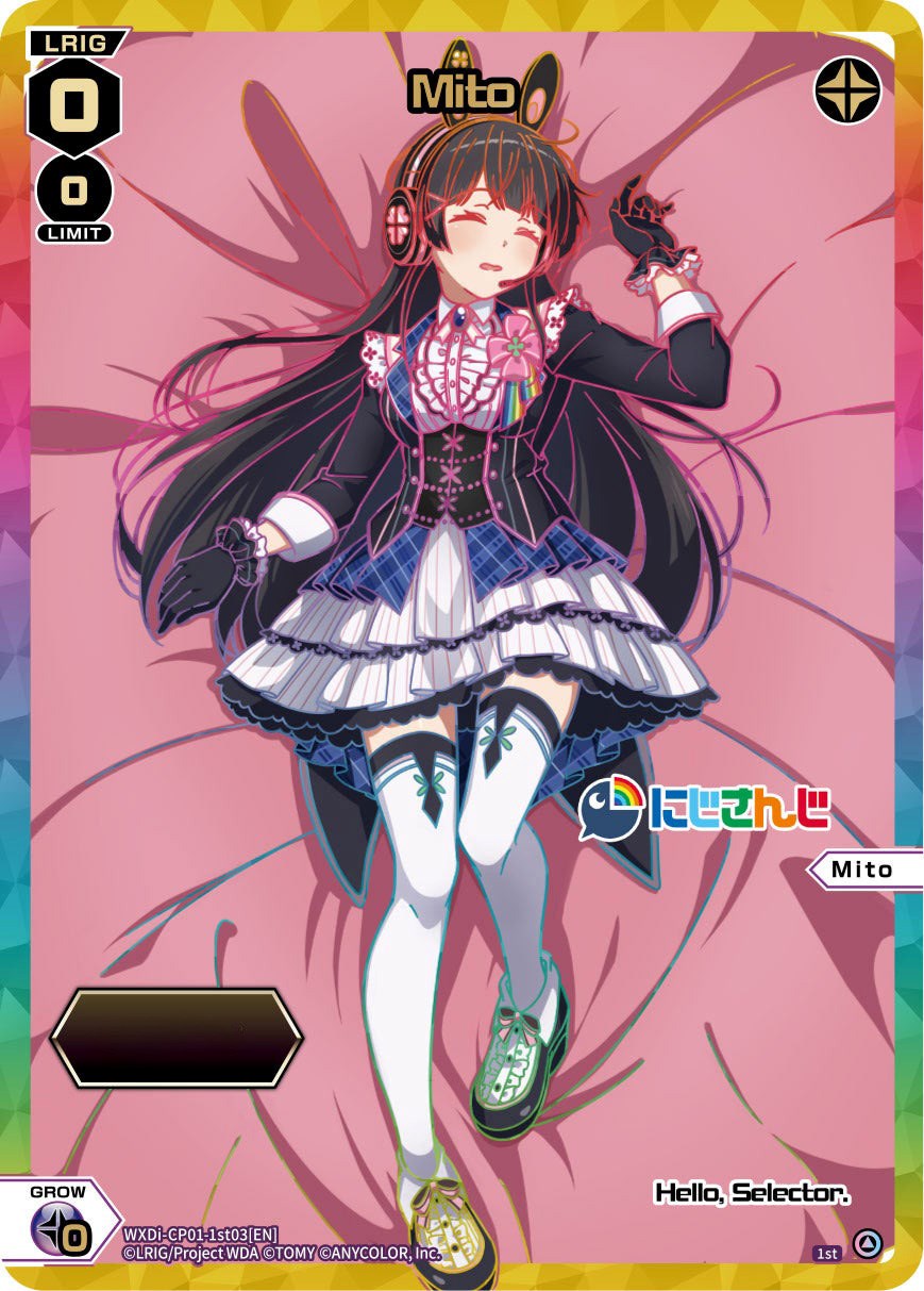 Mito (Serial Numbered) - Collab Booster: Nijisanji Diva - WIXOSS