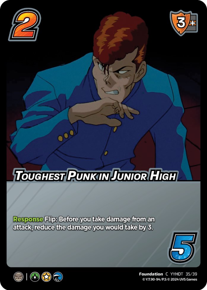 Toughest Punk in Junior High (Time Shifted) - Yu Yu Hakusho: Dark Tournament - UniVersus