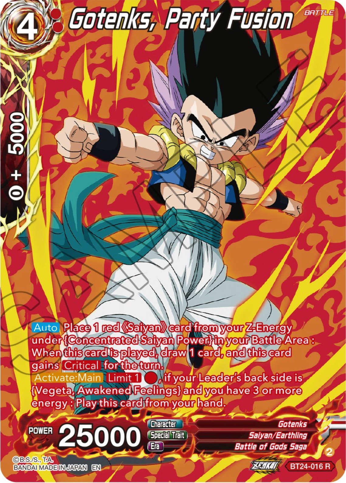 Gotenks, Party Fusion (Collector Booster Silver) - Beyond Generations ...