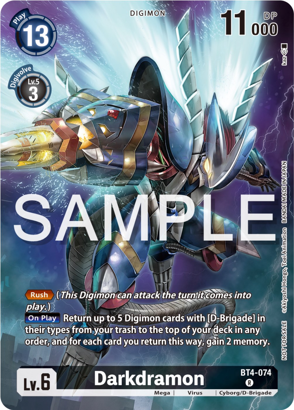 Darkdramon (Official Tournament Pack Vol.12) - Great Legend - Digimon ...