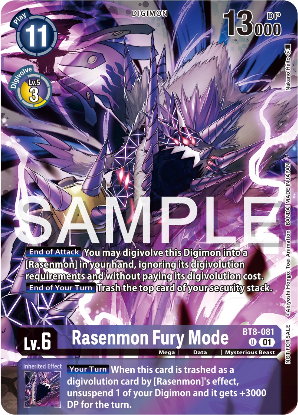 Rasenmon Fury Mode (Official Tournament Pack Vol.12) - New Awakening ...