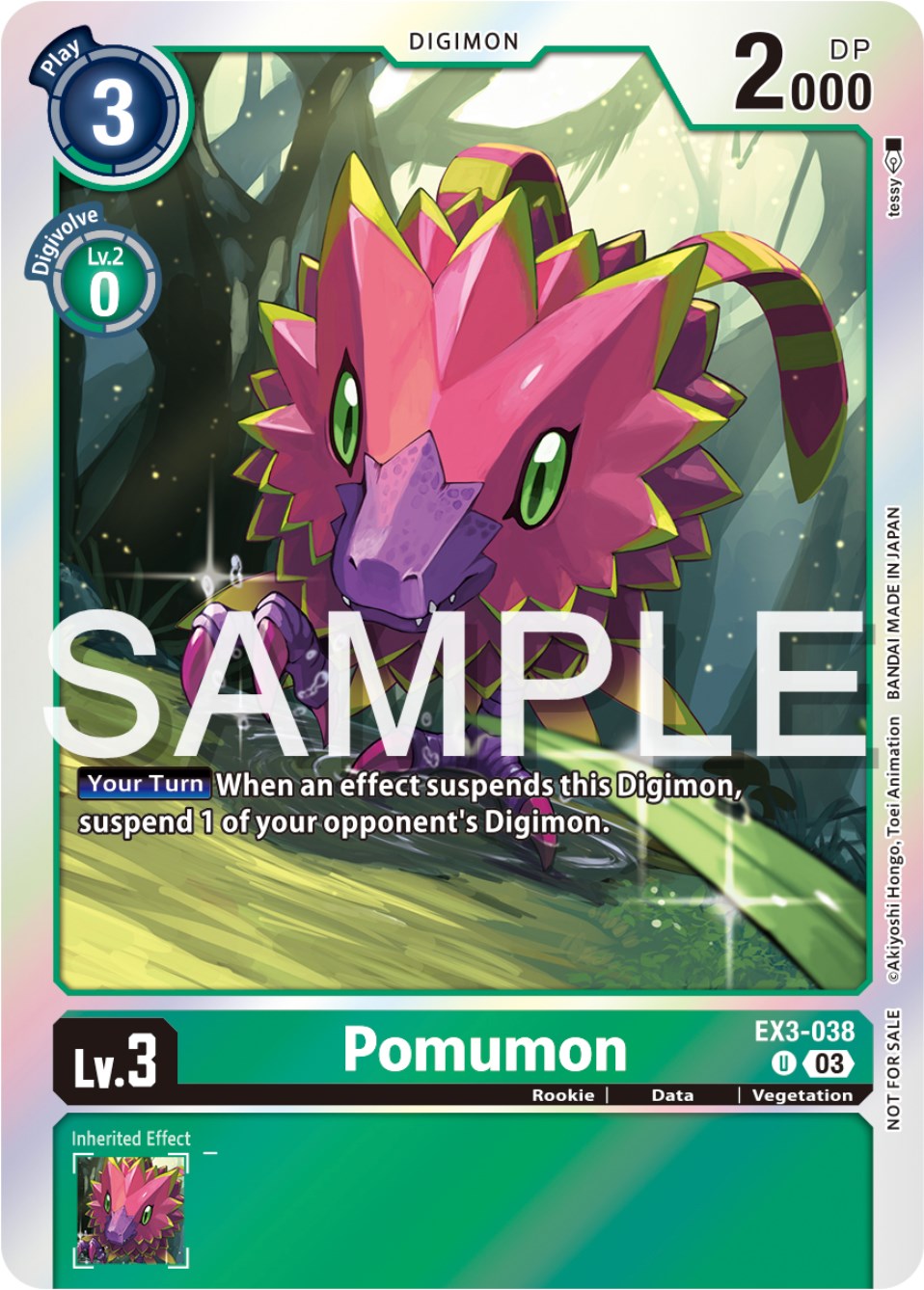 Pomumon (Official Tournament Pack Vol.12) - Draconic Roar - Digimon ...