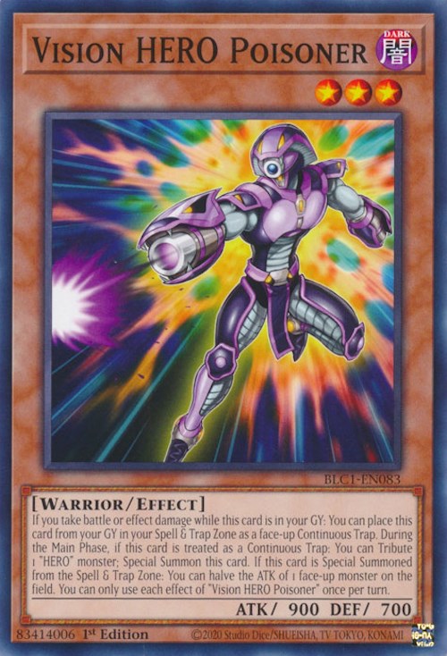 Vision HERO Poisoner - Battles of Legend: Chapter 1 - YuGiOh