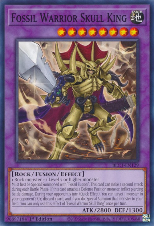 Fossil Warrior Skull King - Battles of Legend: Chapter 1 - YuGiOh