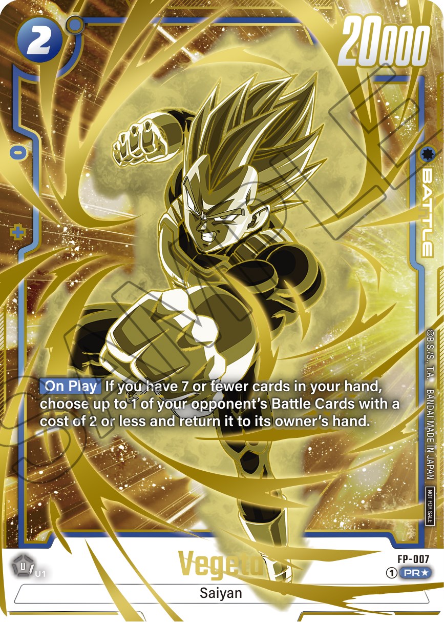Vegeta - FP-007 (Gold) - Fusion World Promotion Cards and Packs ...