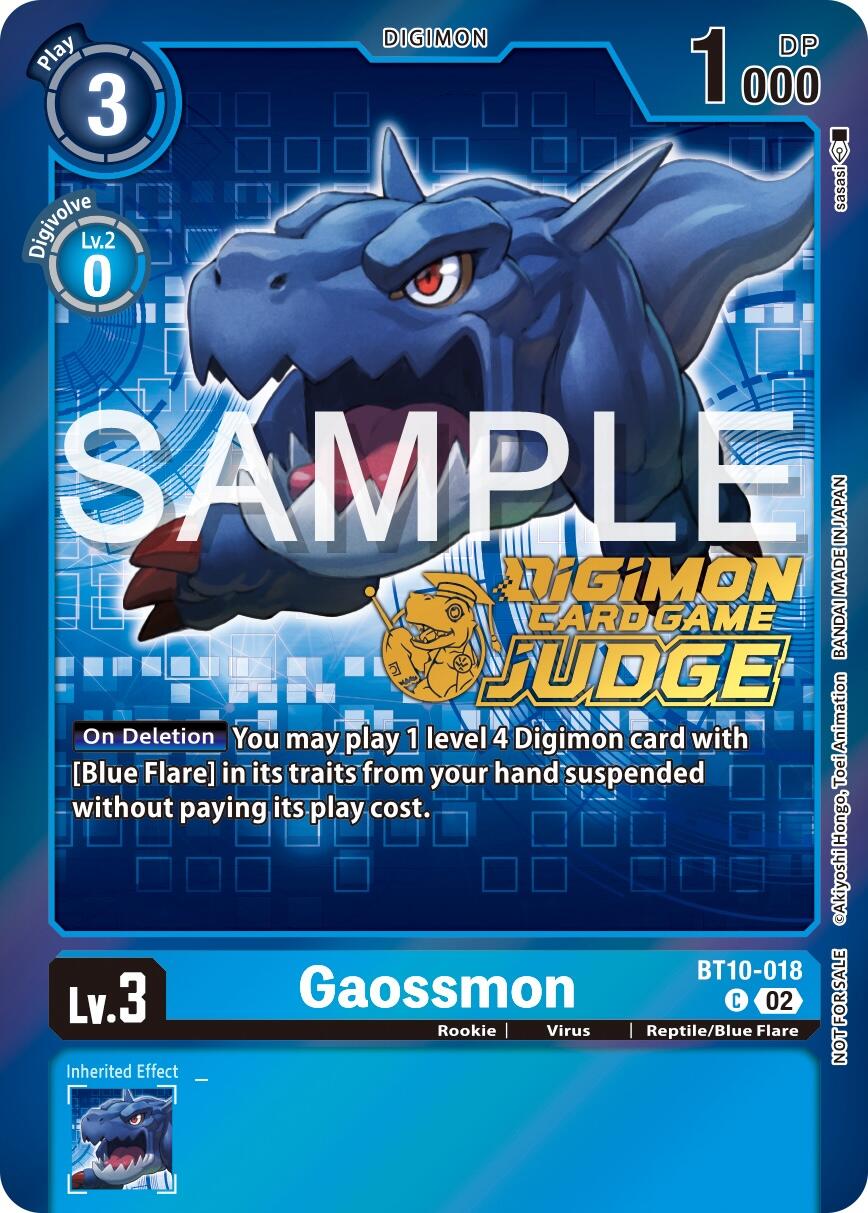 Gaossmon (Judge Pack 5) - Xros Encounter - Digimon Card Game