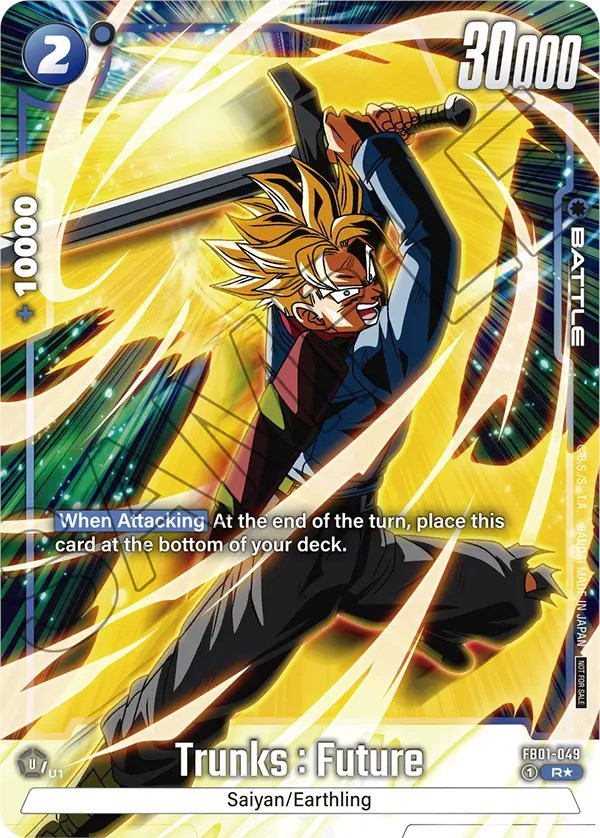 Trunks : Future - FB01-049 (Tournament Pack -Winner- 01) - Tournament and Championship Promos ...