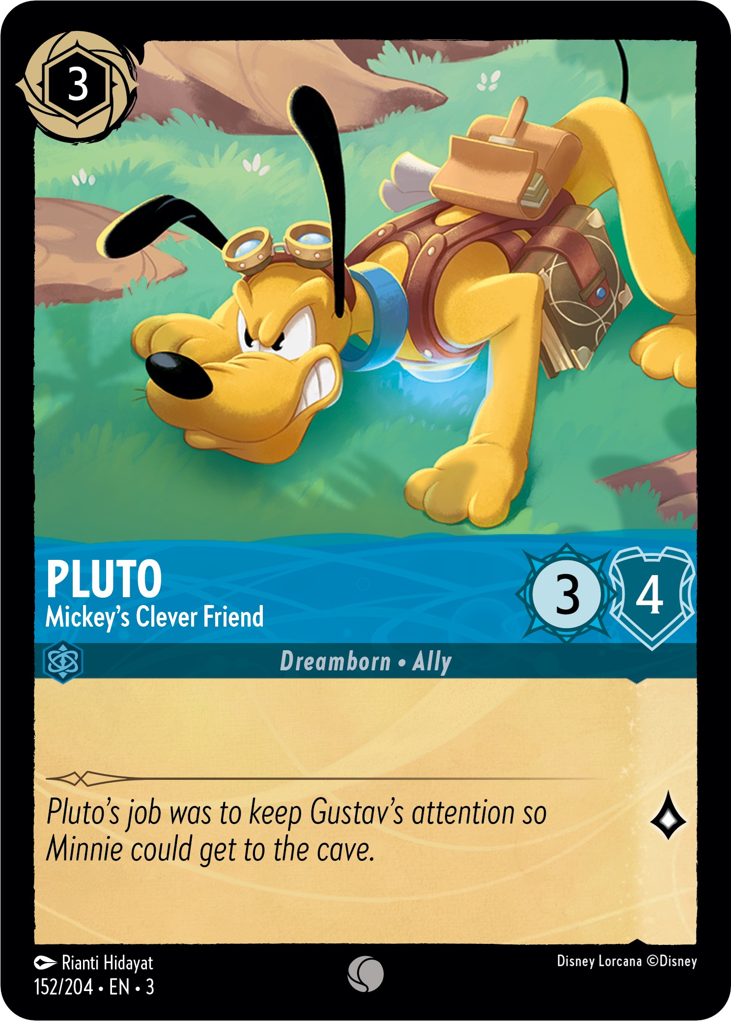 Pluto - Mickey's Clever Friend - Into the Inklands - Disney Lorcana