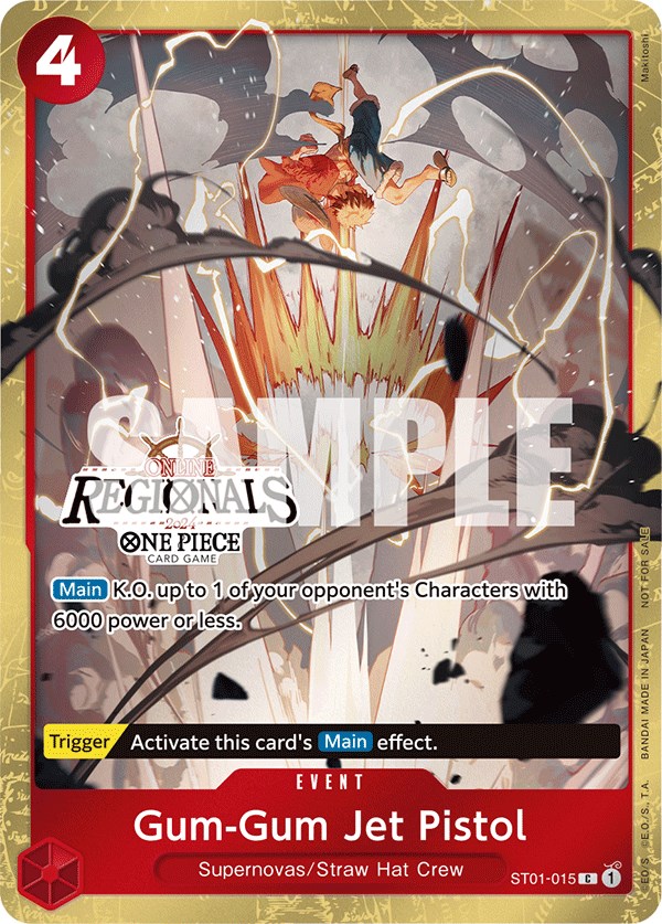Gum-Gum Jet Pistol (Online Regional 2024) [Participant] - One Piece Promotion Cards - One Piece ...