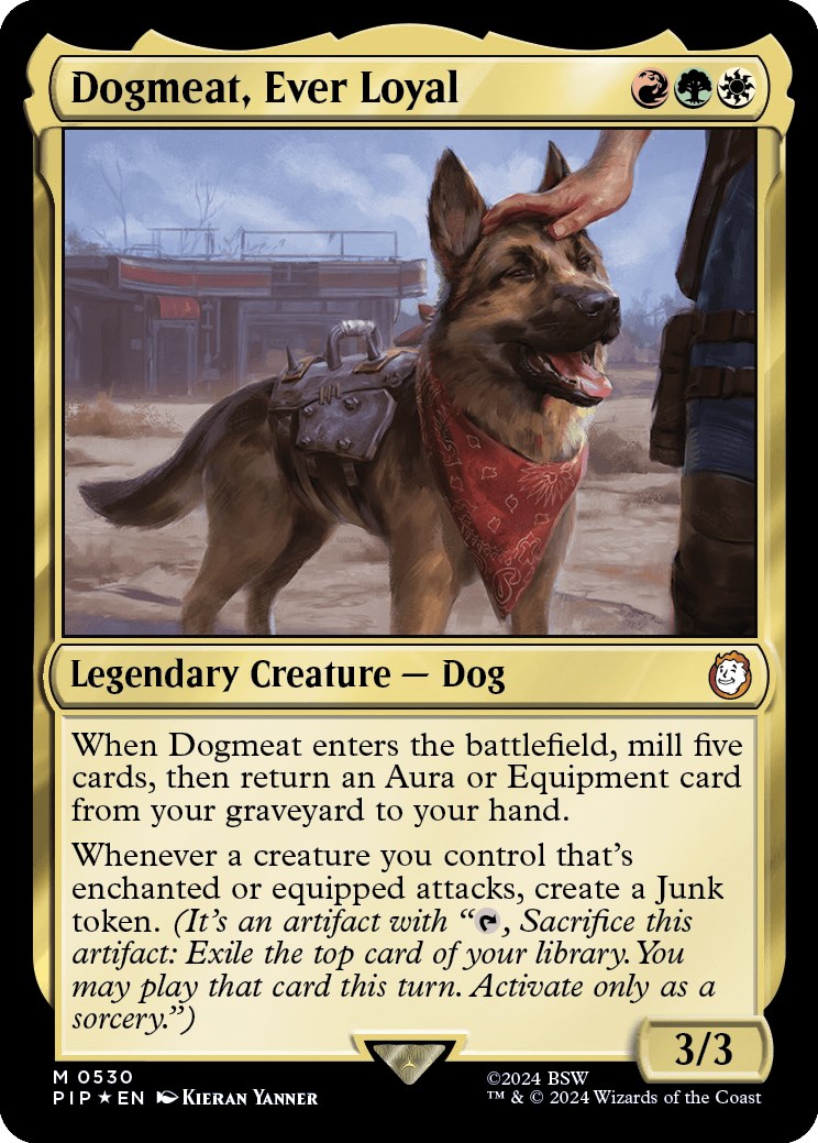 Dogmeat, Ever Loyal (Surge Foil) - Universes Beyond: Fallout - Magic ...