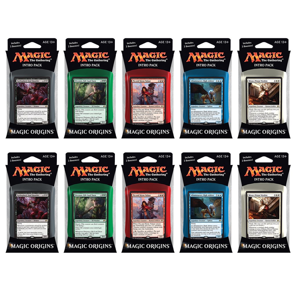 Magic Origins - Intro Pack Display - Magic Origins - Magic: The Gathering