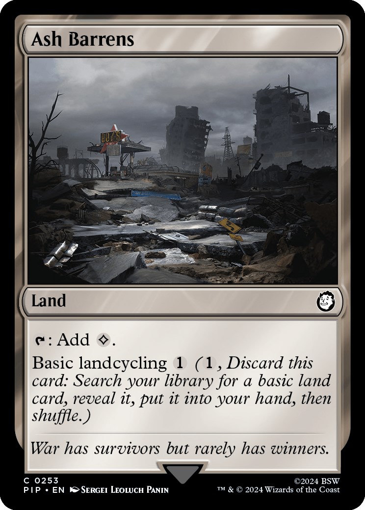 Ash Barrens - Universes Beyond: Fallout - Magic: The Gathering