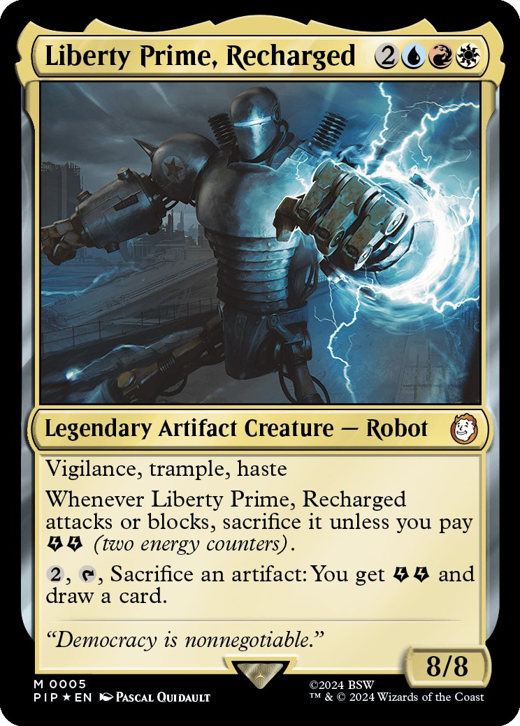 Liberty Prime, Recharged - Universes Beyond: Fallout - Magic: The Gathering