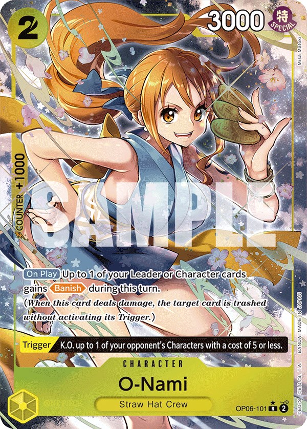 O-Nami (Alternate Art) - Wings of the Captain - One Piece Card Game