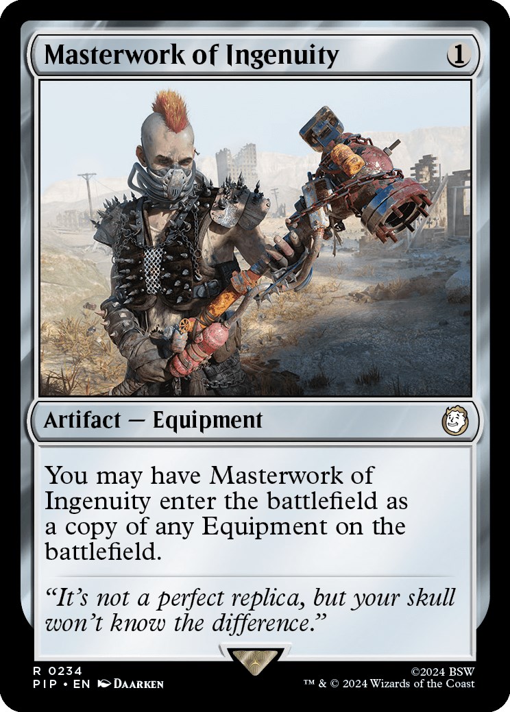 Masterwork of Ingenuity - Universes Beyond: Fallout - Magic: The Gathering